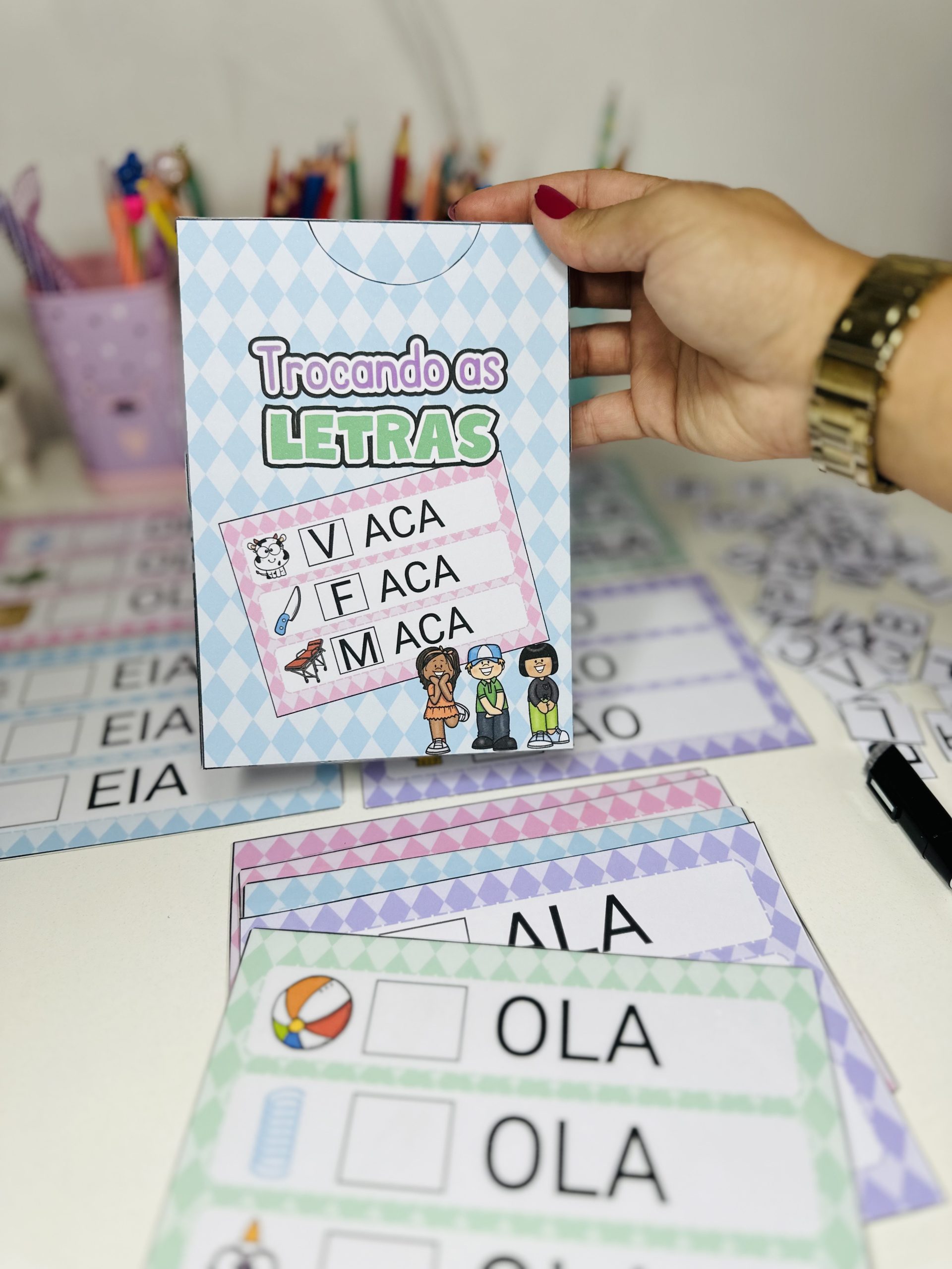 Trocando as Letras – Talyne Wolter: Recursos Pedagógicos para Educadores