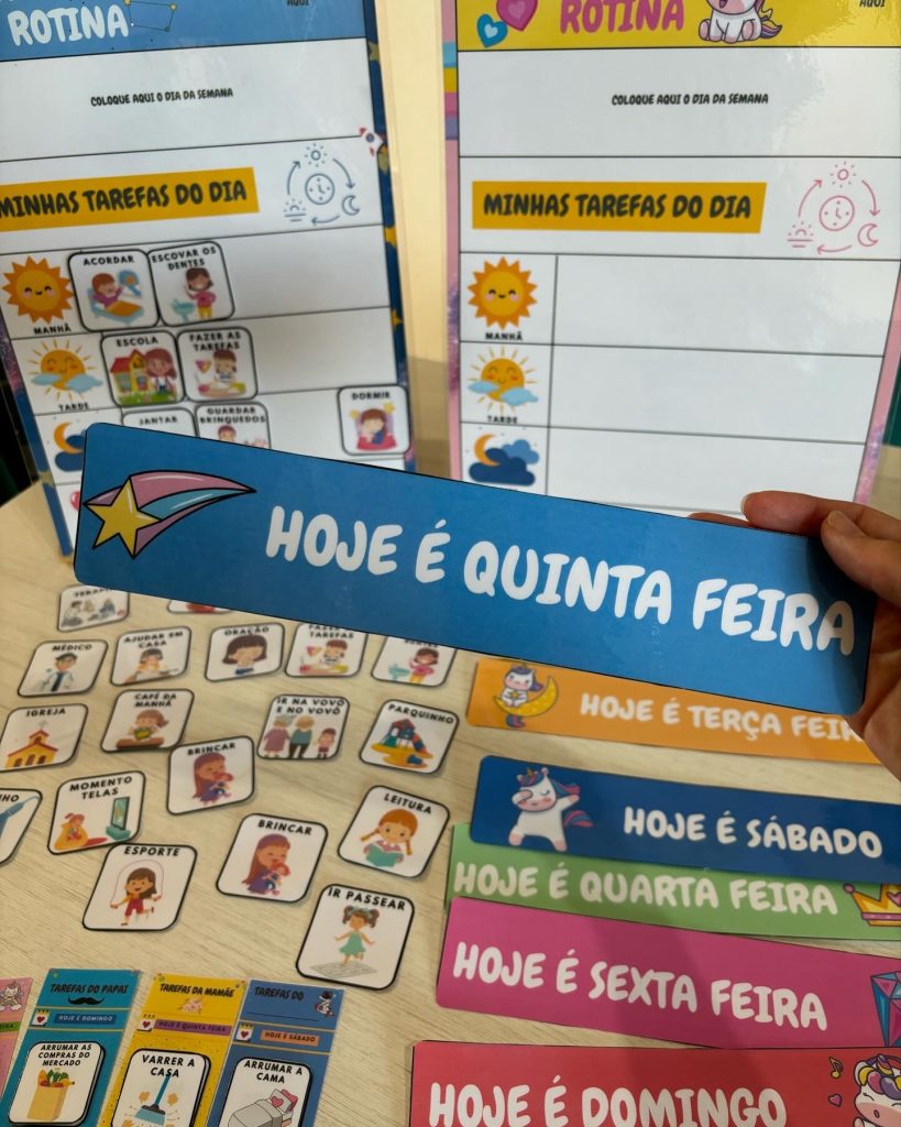 Tabela de Rotina Personalizadas – Talyne Wolter: Recursos Pedagógicos ...
