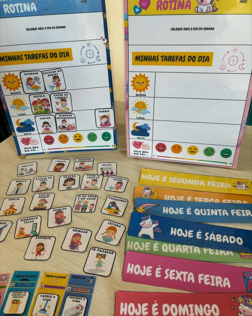 Tabela de Rotina Personalizadas – Talyne Wolter: Recursos Pedagógicos ...