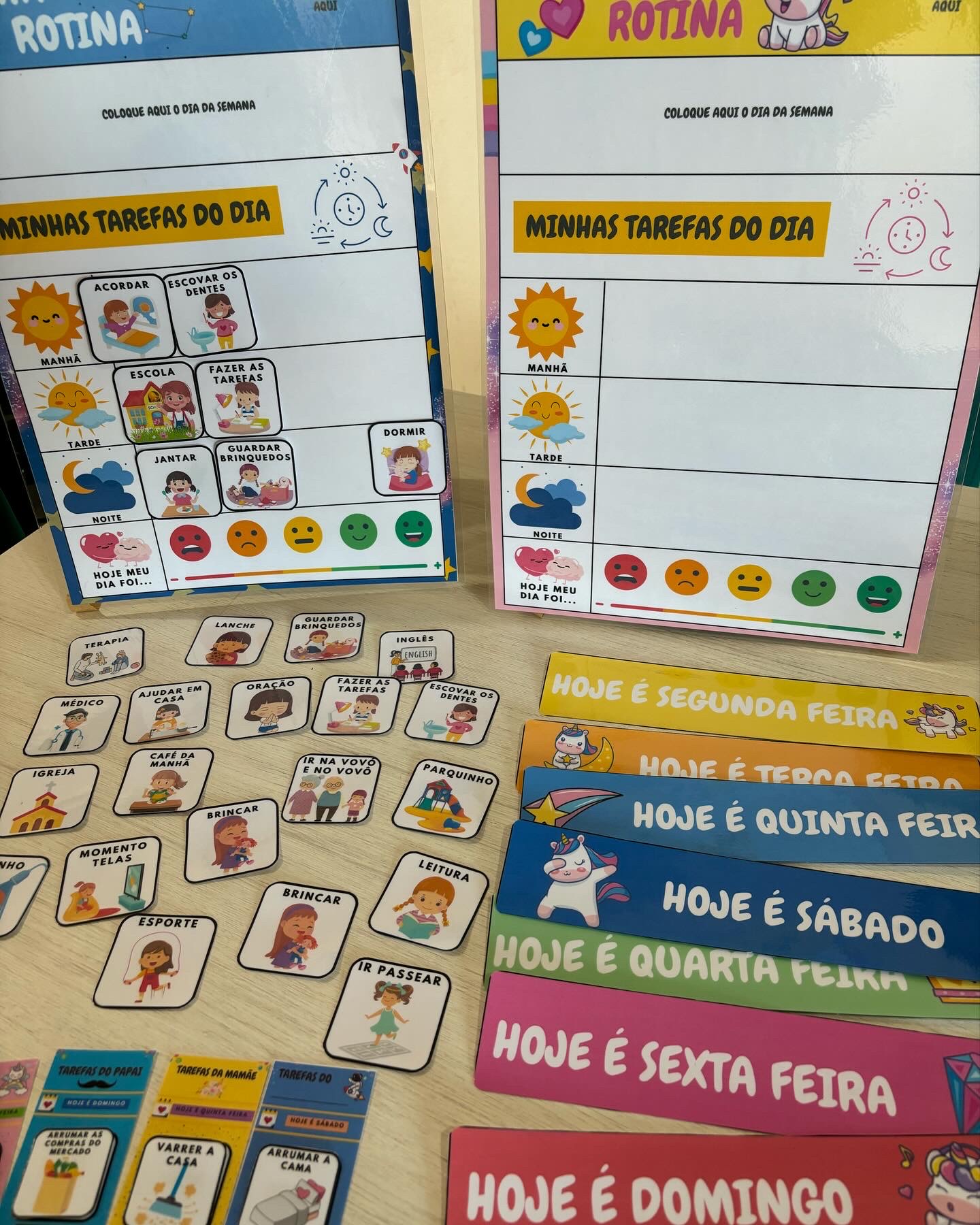 Tabela de Rotina Personalizadas – Talyne Wolter: Recursos Pedagógicos ...
